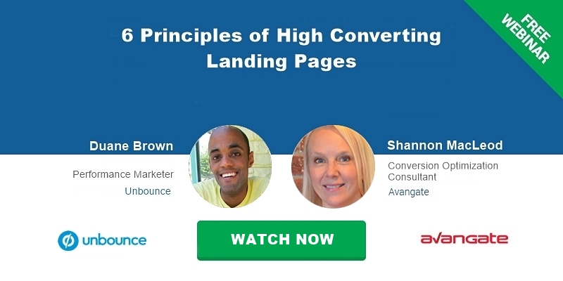 The 6 Principles of High Converting Landing Pages